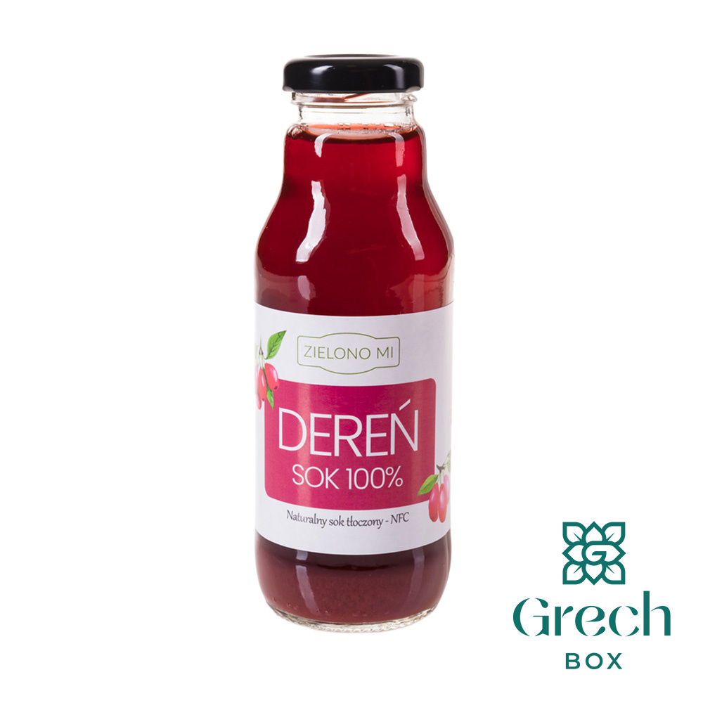 Sok z derenia 100% 300ml | ZDROWE JEDZENIE \ Soki, Syropy i Wody | GrechBox - Zdrowie w Twoim domu