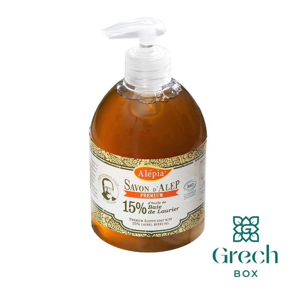 Mydło Aleppo w płynie z olejem laurowym 15% | ZDROWE ŻYCIE \ Kosmetyki ...